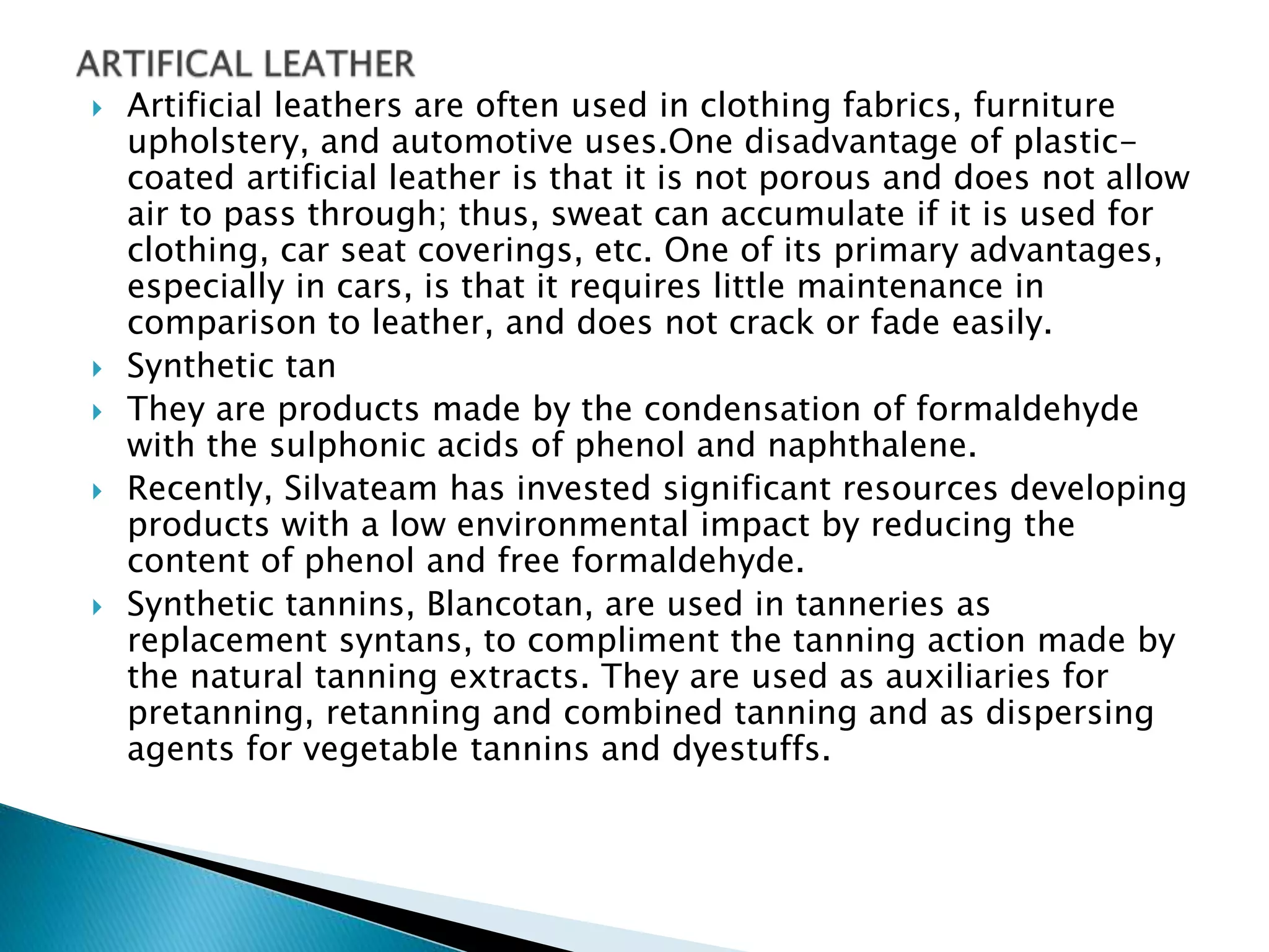 Unit 2-Materials and methods of Tanning | PPTX