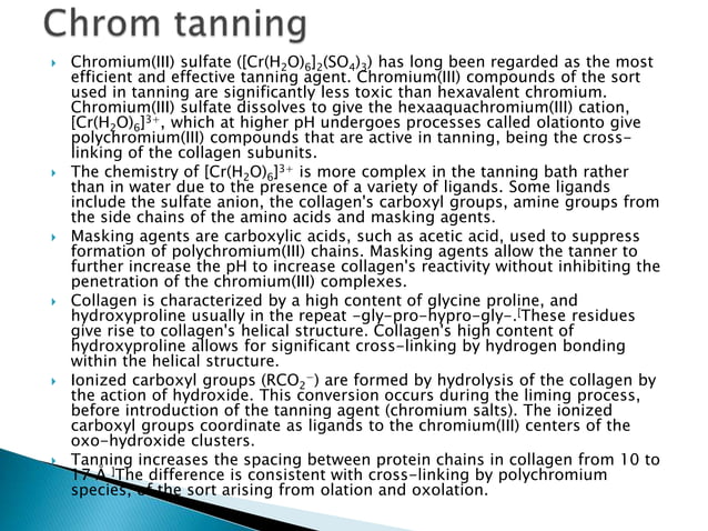 Unit 2-Materials and methods of Tanning | PPTX