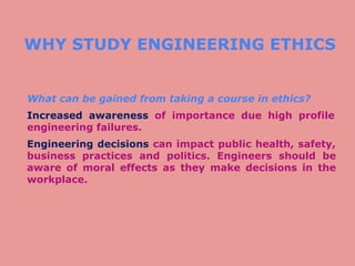 introduction to engineering ethics for engineers | PDF