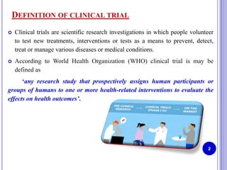 Clinical Trail and Pharmacovigilance | PPTX