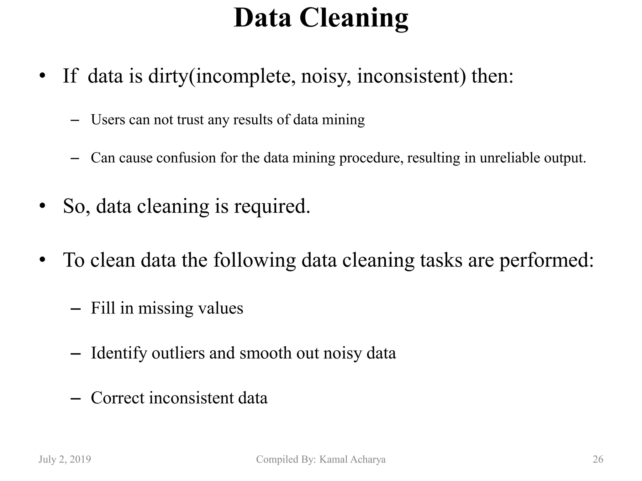 Data Preprocessing | PPTX