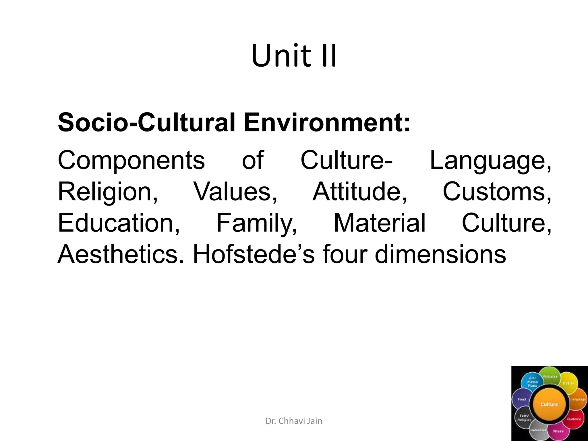Business Environment- Cultural Environment | PPTX