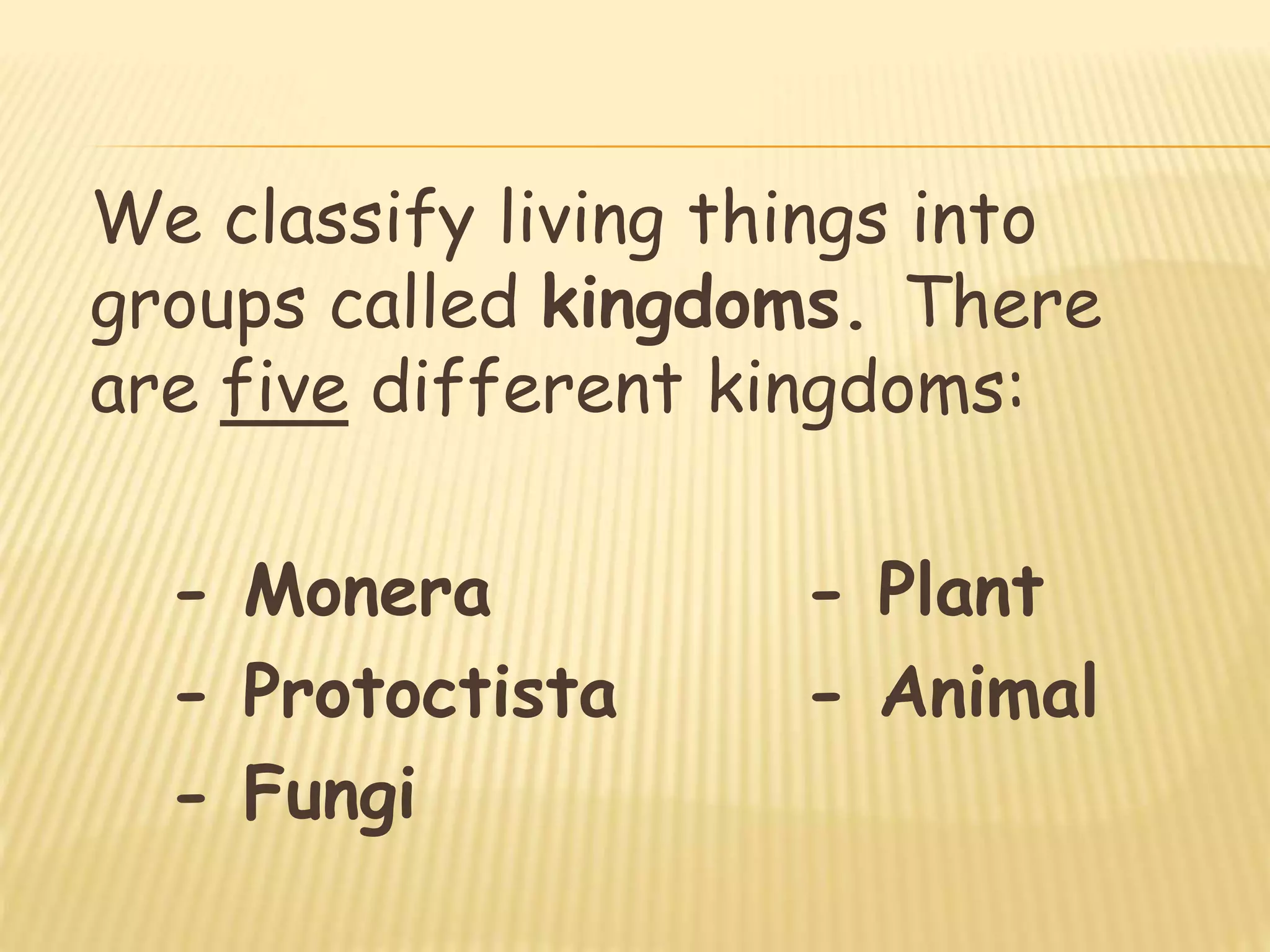 Unit 2. the classification of living things | PPT
