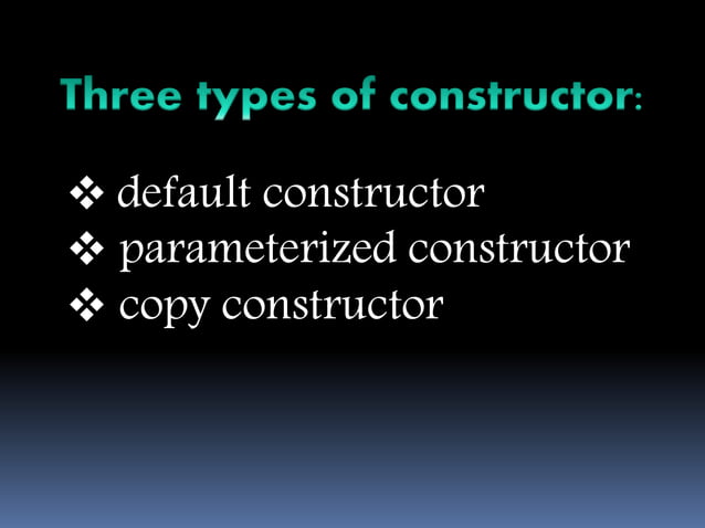 Constructor And Destructor Pptx Programming Languages Computing