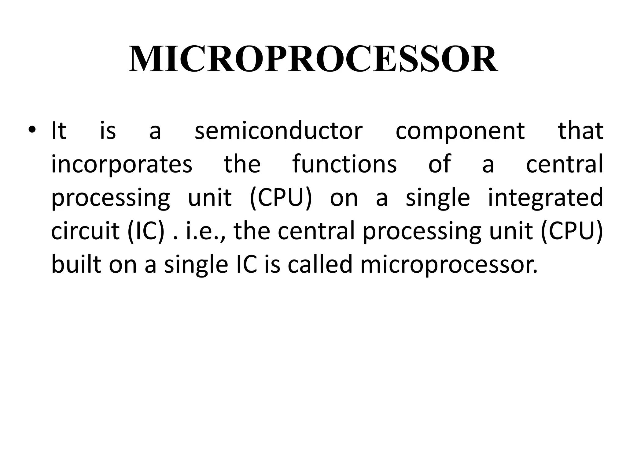 UNIT II –8085 MICROPROCESSOR AND 8051 MICROCONTROLLER---ME6702 ... UNIT II –8085 MICROPROCESSOR AND 8051 MICROCONTROLLER---ME6702 ...