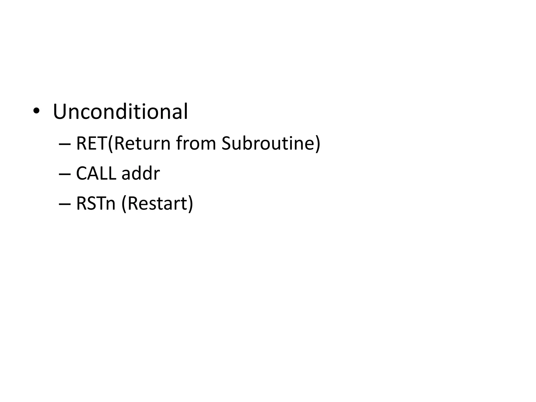 UNIT II –8085 MICROPROCESSOR AND 8051 MICROCONTROLLER---ME6702 ...
