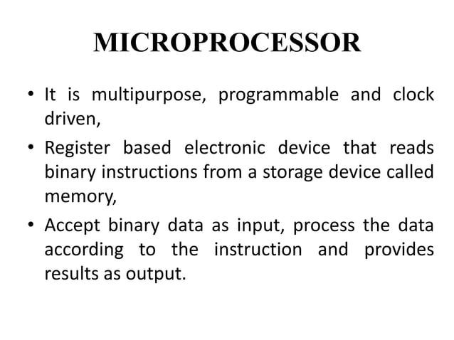 UNIT II –8085 MICROPROCESSOR AND 8051 MICROCONTROLLER---ME6702– MECHATRONICS | PPTX | Data ...