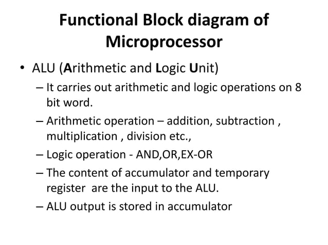 UNIT II –8085 MICROPROCESSOR AND 8051 MICROCONTROLLER---ME6702– MECHATRONICS | PPTX | Data ...