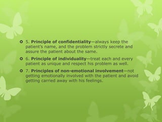 PRINCIPLES OF COUNSELLING | PPTX