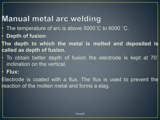 Arc welding intro | PPTX