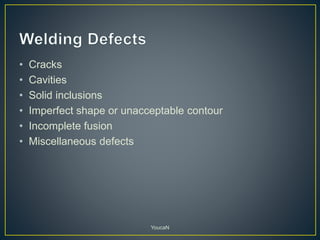 Soldering, brazing & welding defects | PPTX