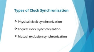Advanced Operating Systems- Clock synchronization and mutual exclusive ...