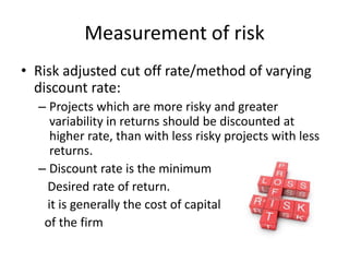 methods of capital budegeting | PPT