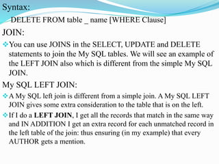 WEB TECHNOLOGIES Unit 2 | PPTX