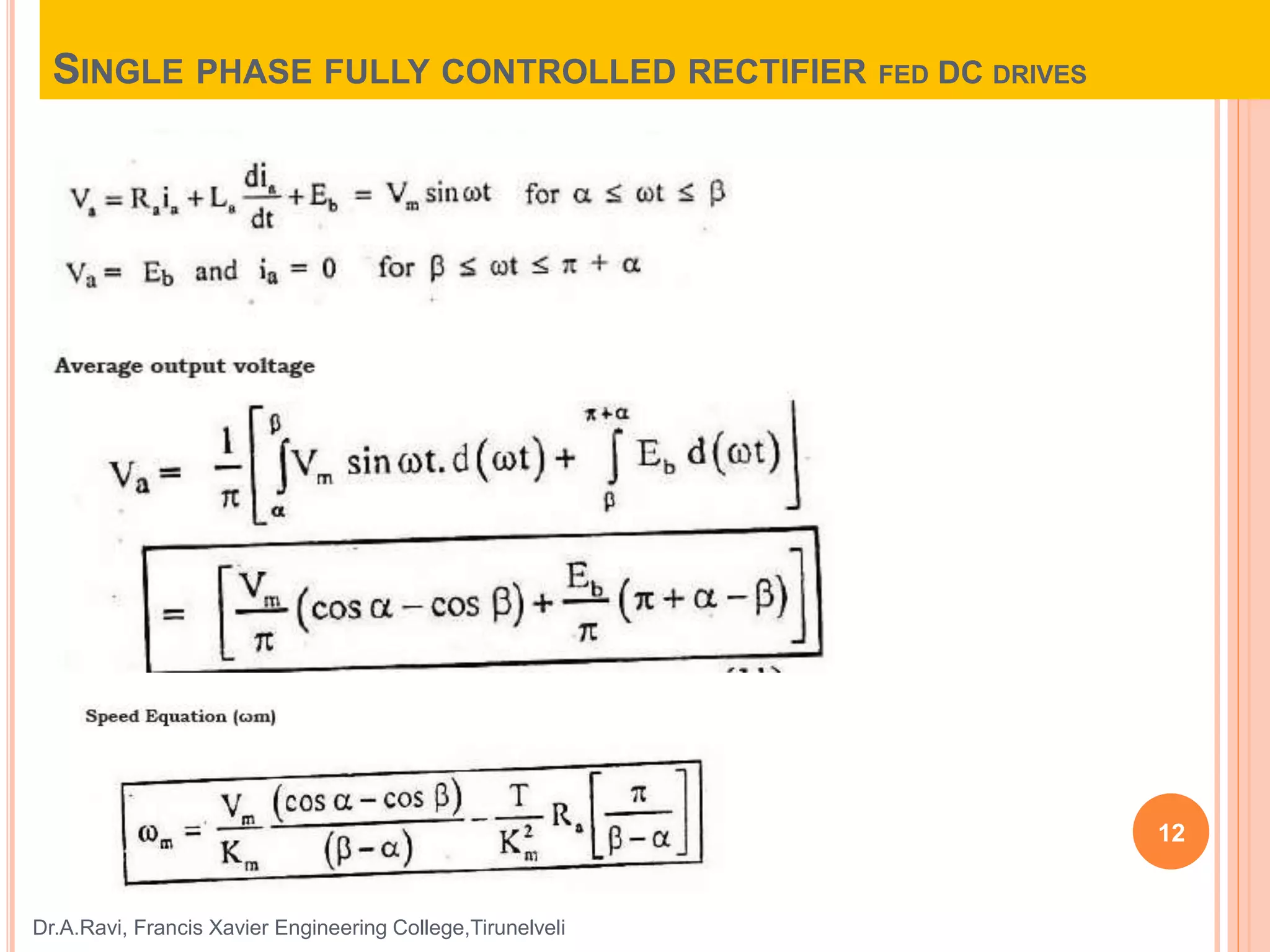 Unit 2.Converter and Chopper fed Dc drives | PPT