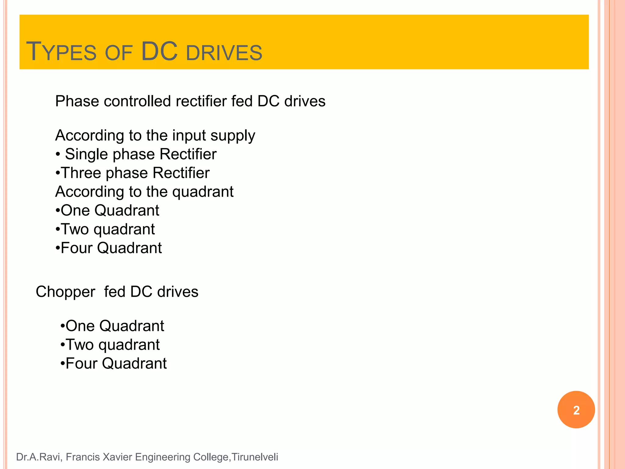 Unit 2.Converter and Chopper fed Dc drives | PPT