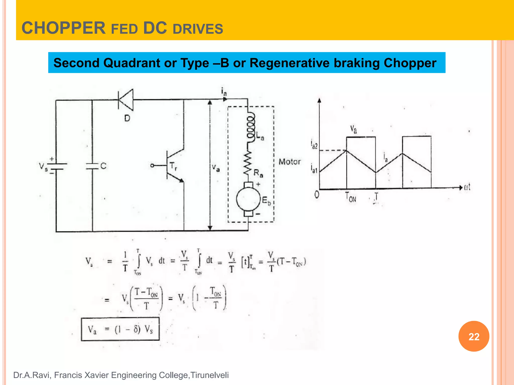 Unit 2.Converter and Chopper fed Dc drives | PPT