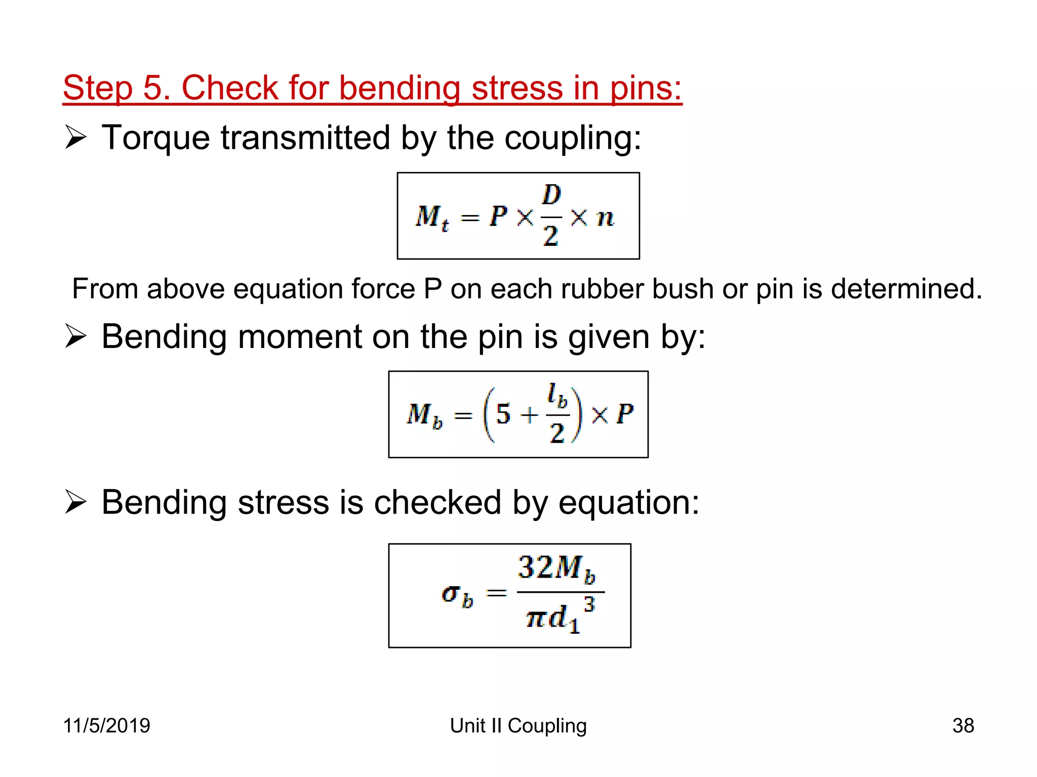 Unit 2.3 Design of Coupling | PDF