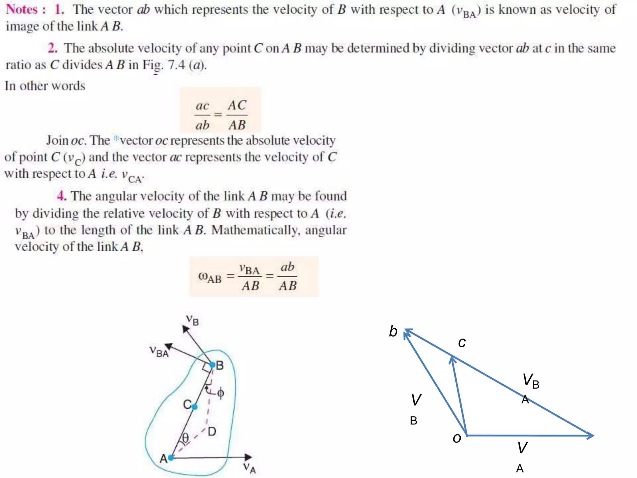 Velocity and Acceleration analysis in kinematics of mechanism | PPTX