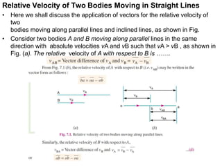 Velocity and Acceleration analysis in kinematics of mechanism | PPTX