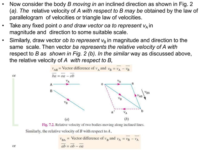 Velocity and Acceleration analysis in kinematics of mechanism | PPTX