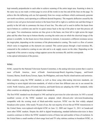 Television standards and systems | PDF