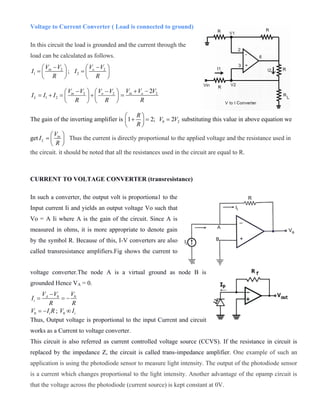 OPERATIONAL AMPLIFIERS | PDF