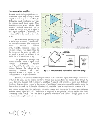 OPERATIONAL AMPLIFIERS | PDF