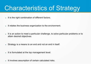 STRATEGIC PLANNING | PPT