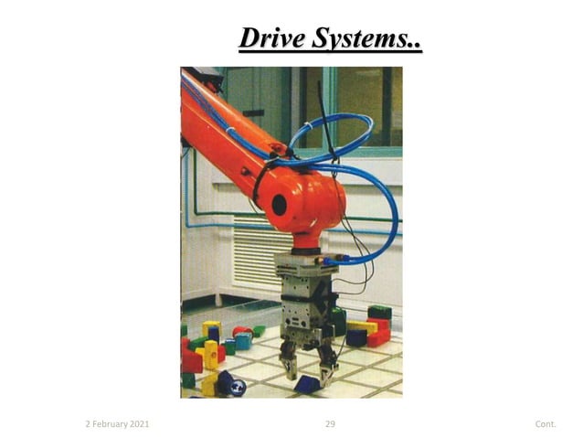 ROBOT DRIVE SYSTEMS AND END EFFECTORS | PPTX