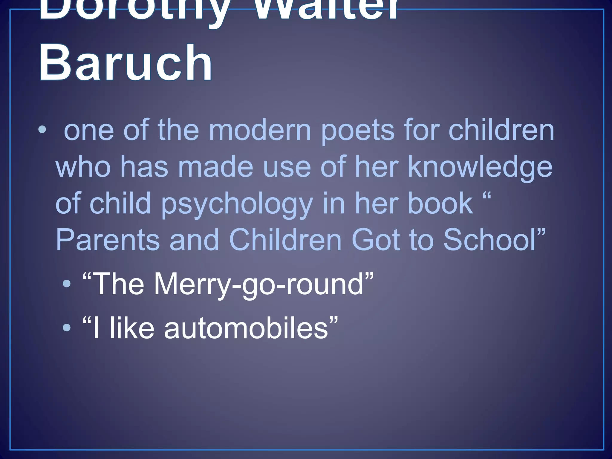 COMPLETE: DEVELOPEMENT OF POETRY FOR CHILDREN AND THEIR POEM-MAKERS | PPTX