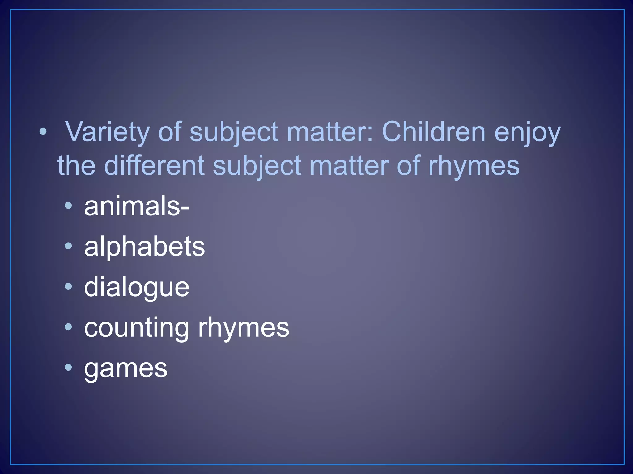 COMPLETE: DEVELOPEMENT OF POETRY FOR CHILDREN AND THEIR POEM-MAKERS | PPTX