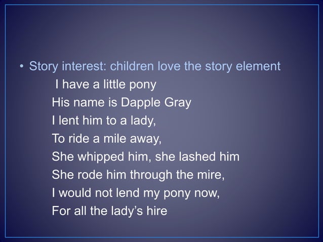 COMPLETE: DEVELOPEMENT OF POETRY FOR CHILDREN AND THEIR POEM-MAKERS | PPTX