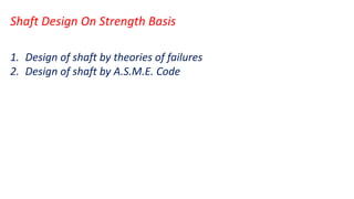 Unit 2 Design Of Shafts Keys and Couplings | PDF