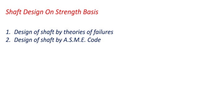 Unit 2 Design Of Shafts Keys and Couplings | PDF | Physics | Science