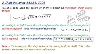 Unit 2 Design Of Shafts Keys and Couplings | PDF