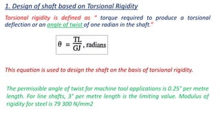 Unit 2 Design Of Shafts Keys and Couplings | PDF