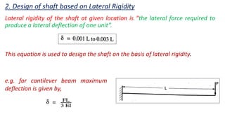 Unit 2 Design Of Shafts Keys and Couplings | PDF