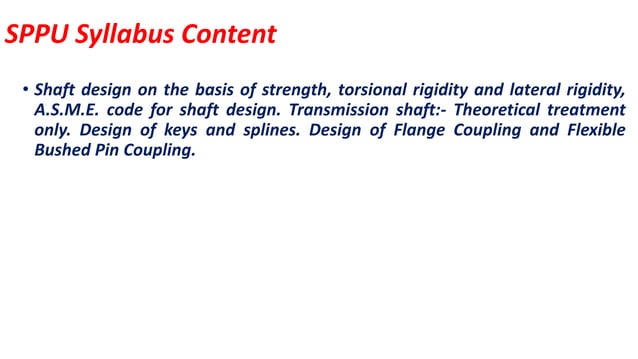 Unit 2 Design Of Shafts Keys and Couplings | PDF | Physics | Science