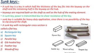 Unit 2 Design Of Shafts Keys and Couplings | PDF