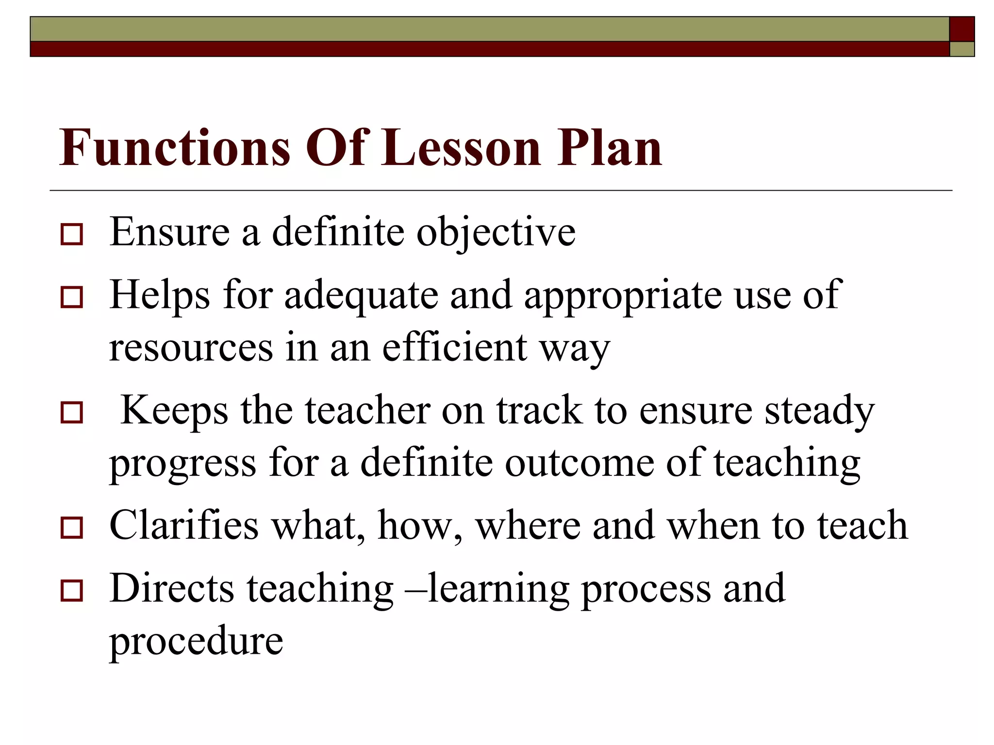 Lesson Planning | PPT
