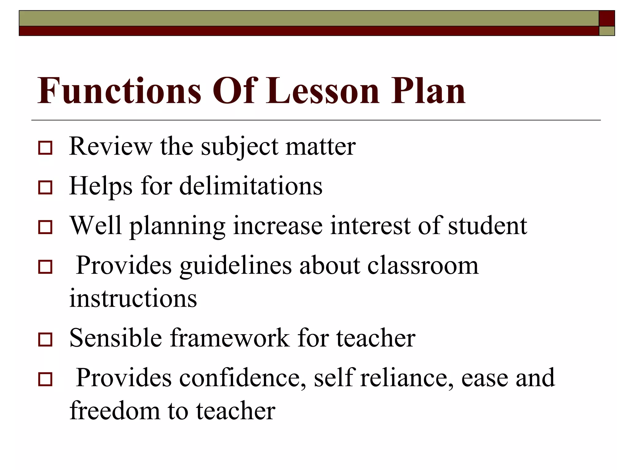 Lesson Planning | PPT