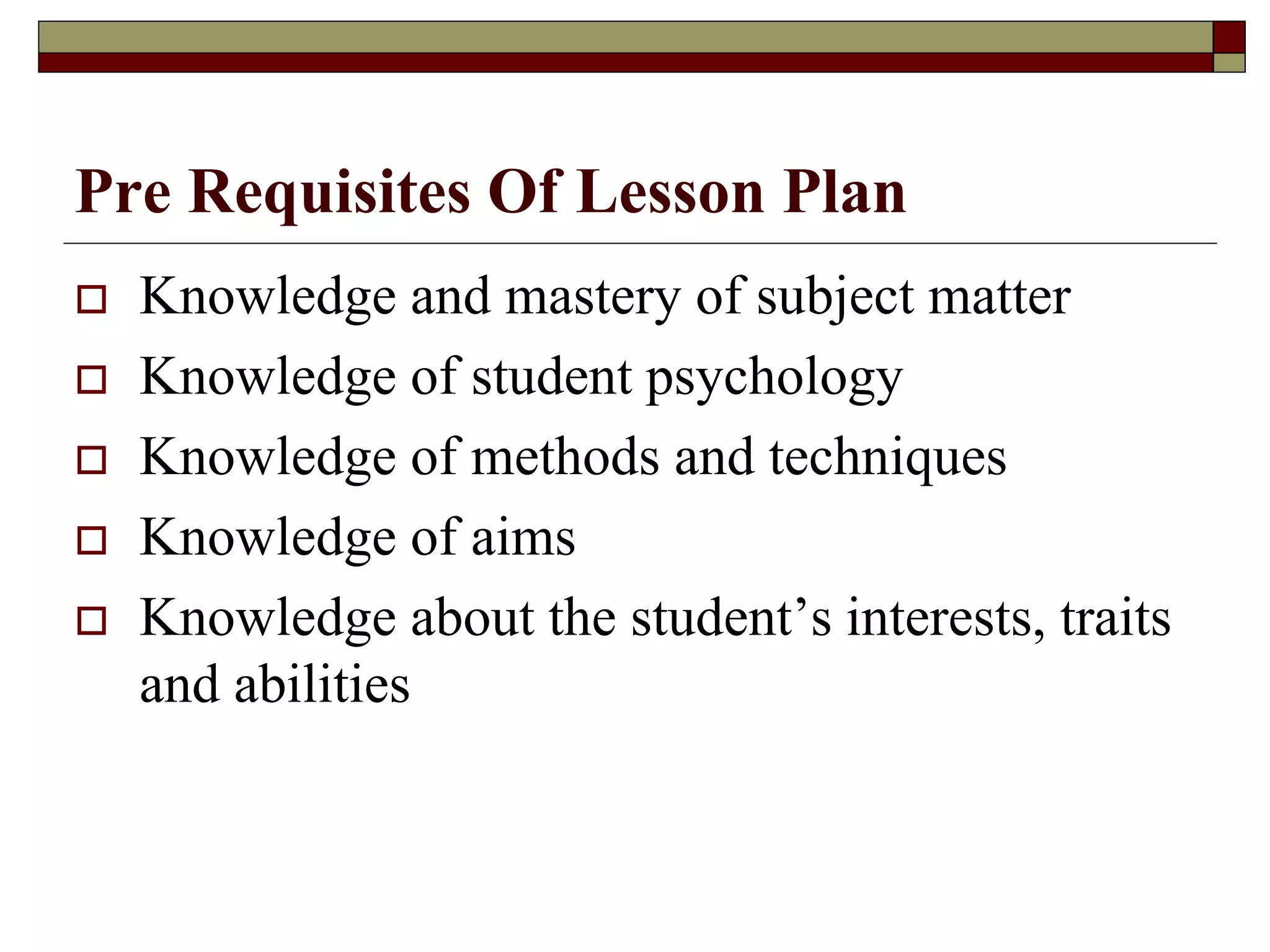 Lesson Planning | PPT
