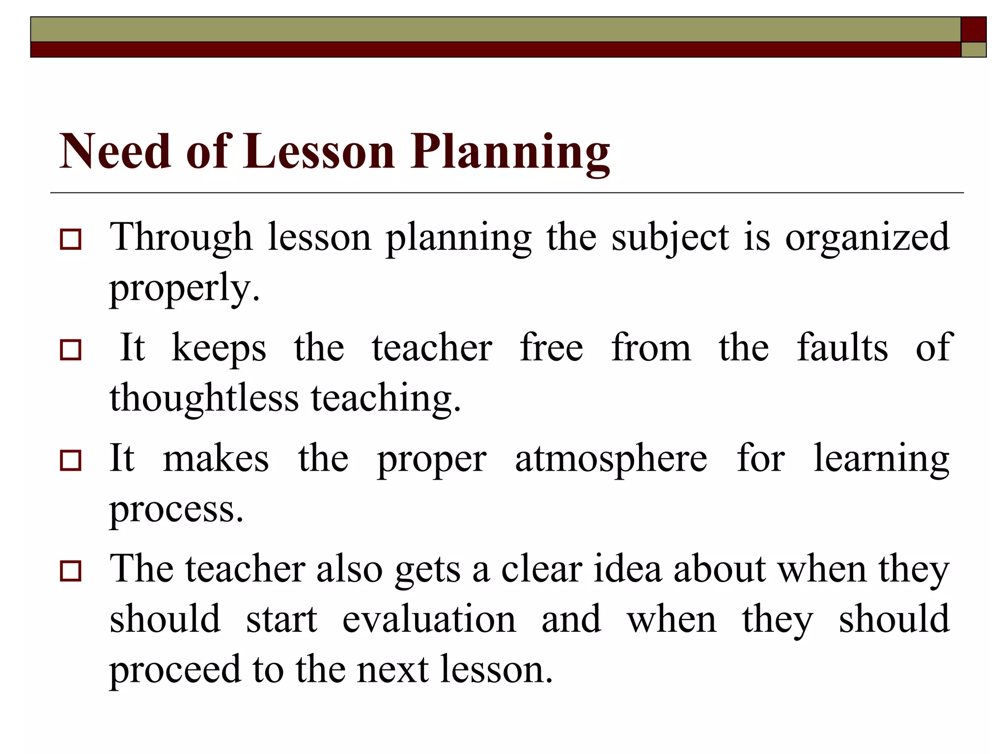Lesson Planning | PPT