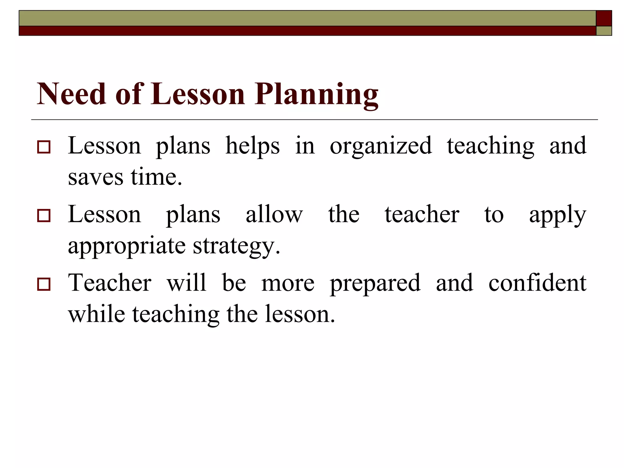 Lesson Planning | PPT
