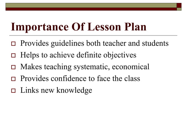 Lesson Planning | PPT | Educational Assessment | Education