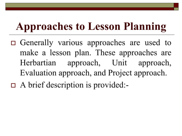 Lesson Planning | PPT | Educational Assessment | Education