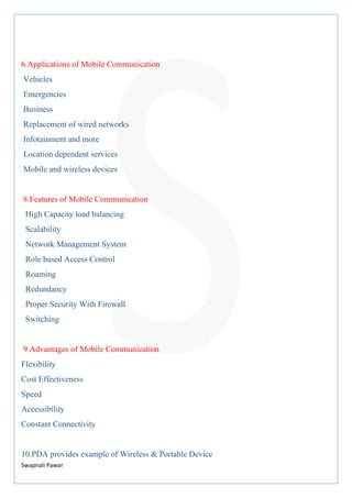 Unit 2.design mobile computing architecture | PDF