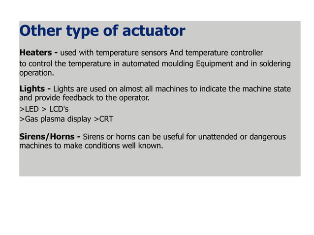 Introduction to Actuators | PDF | Robotics | Technology & Computing
