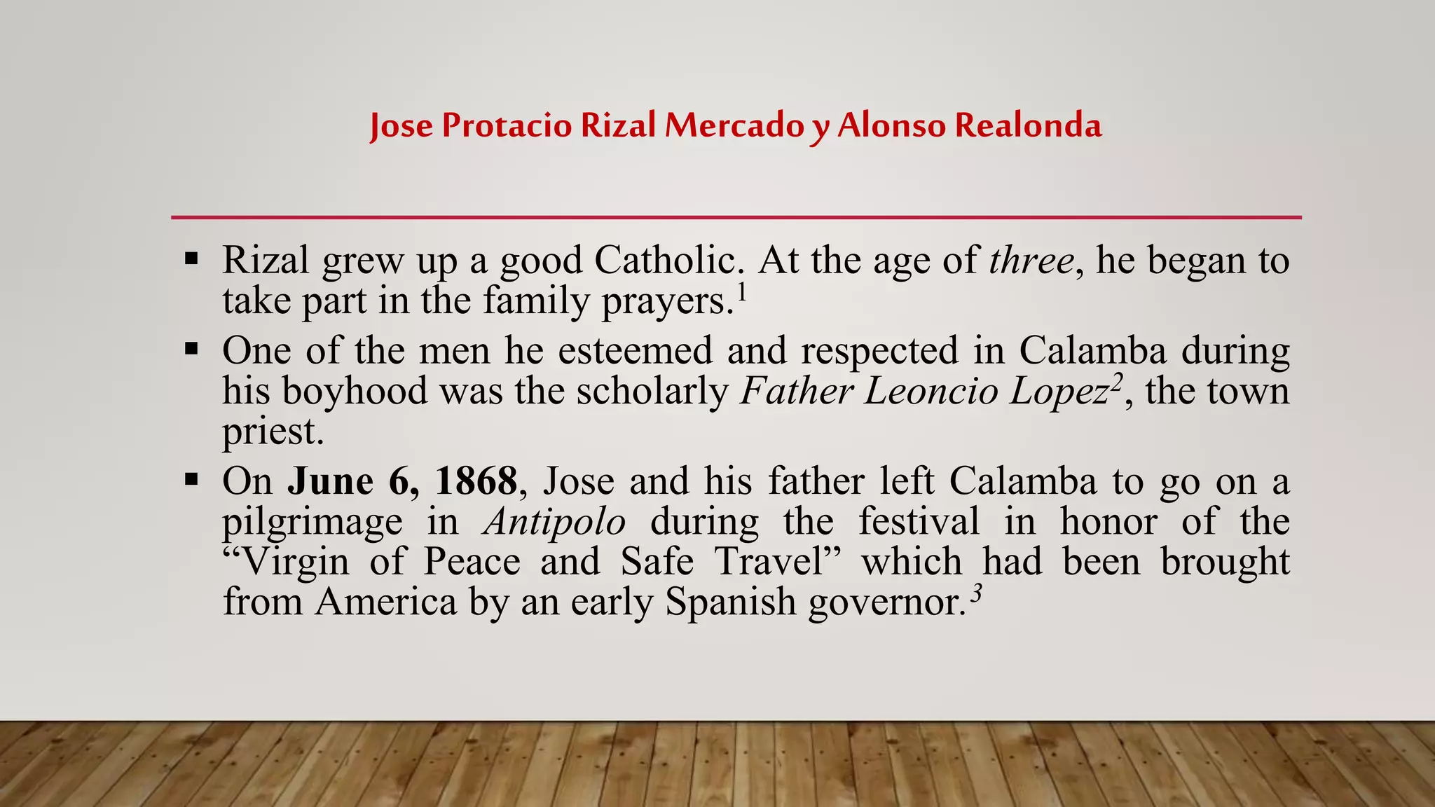 Unit 2: RIZAL- HIS FAMILY AND CHILDHOOD | PPTX